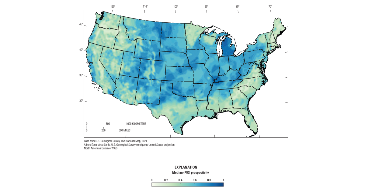 First-of-its-kind Map Shows Potential for Geologic Hydrogen in U.S ...