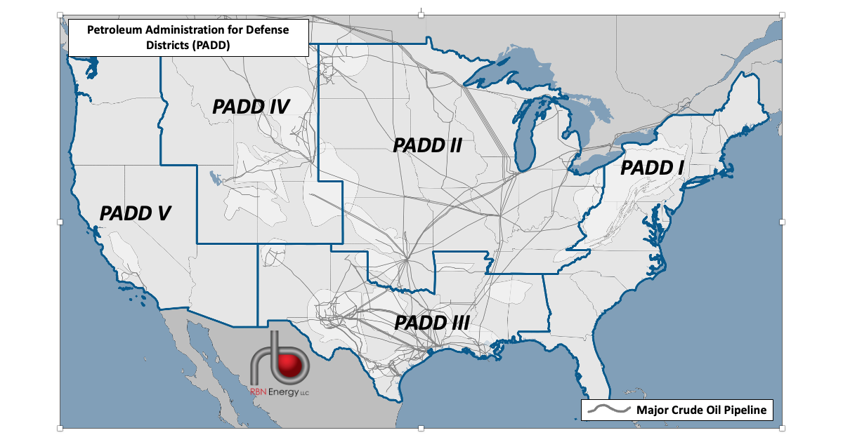 Geography Spotlight- PADDs | RBN Energy